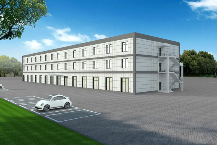 Multi-storey Steel Frame Structure For Production Workshop - Buy Multi ...