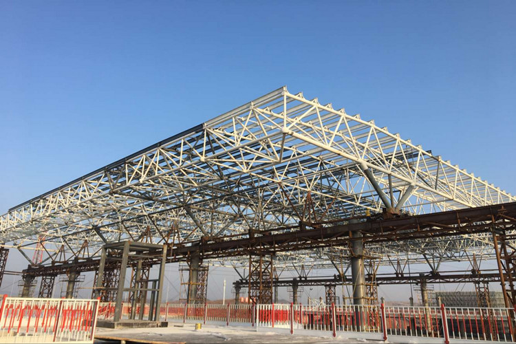 Steel Roof Truss Grid Structure Frame Building Construction - Buy Steel ...